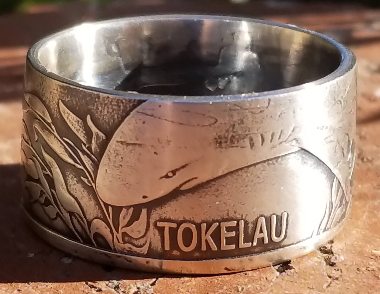 2018 Tokelau Leopard Shark Coin Ring 1 Oz. .999 Pure Fine | Etsy