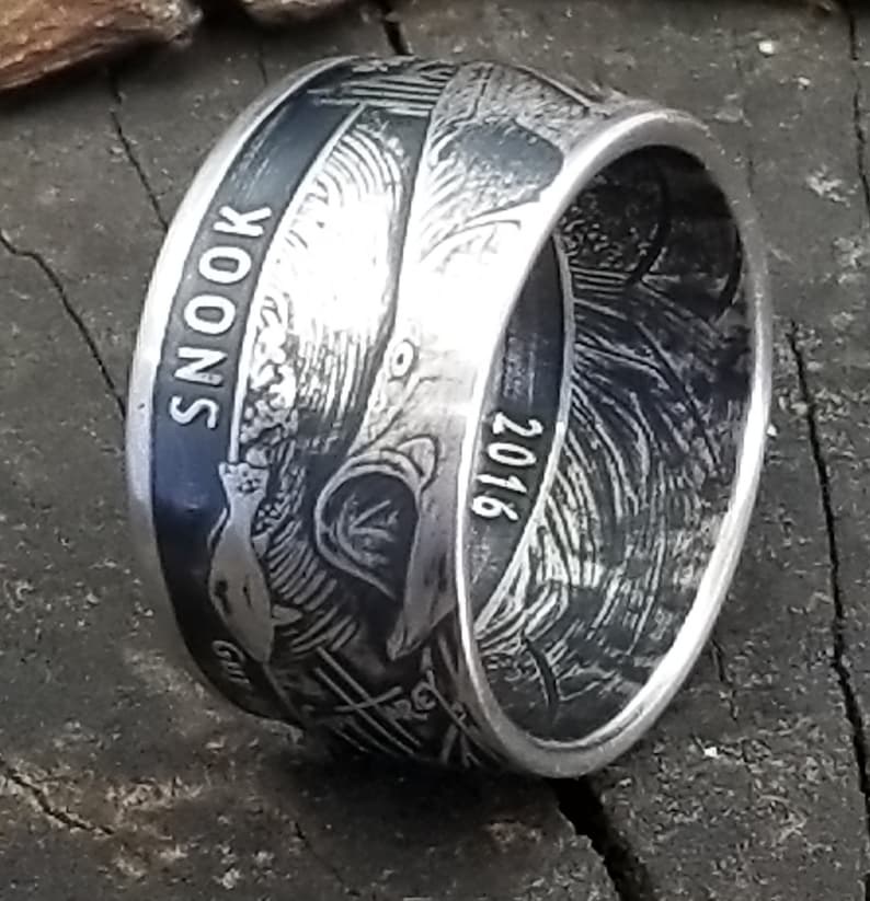 2016 Guy Harvey "line Dance" Snook Fishing Coin Ring - 1 Troy Ounce ...