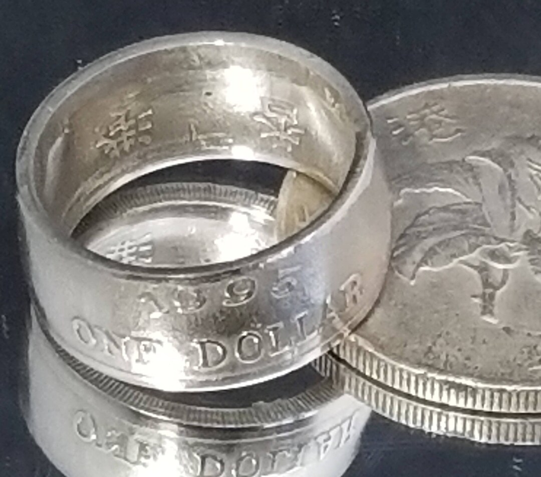 1994-95 Hong Kong One Dollar Coin Ring 7.5mm-8mm Width Band - Etsy