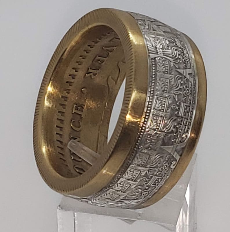 1oz 13mm Aztec Mayan Calendar 9999 Solid Silver Coin Ring - Etsy