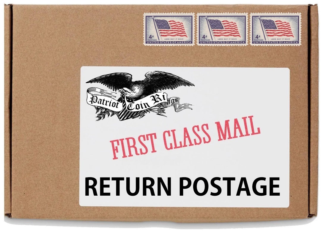 USPS First Class Return Postage Service (you May Upgrade Shipping ...