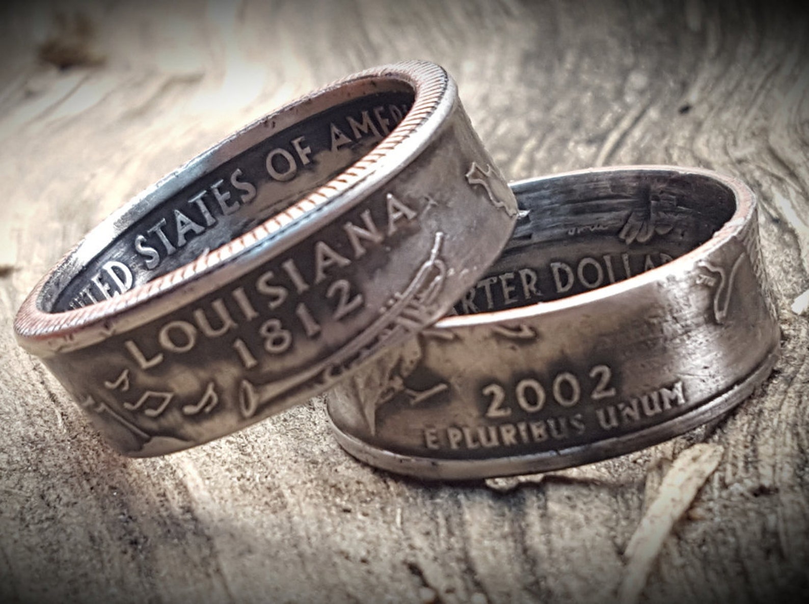 Silver US Quarter Ring Silver Coin Ring USA Silver Ring | Etsy