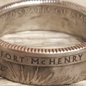 Silver US Quarter Ring Silver Coin Ring USA Silver Ring Coin Jewelry ...