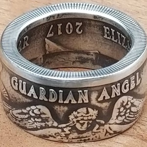 Niue 2017 Guardian Angel One Dollar .999 Silver Coin - Coin Ring US ...