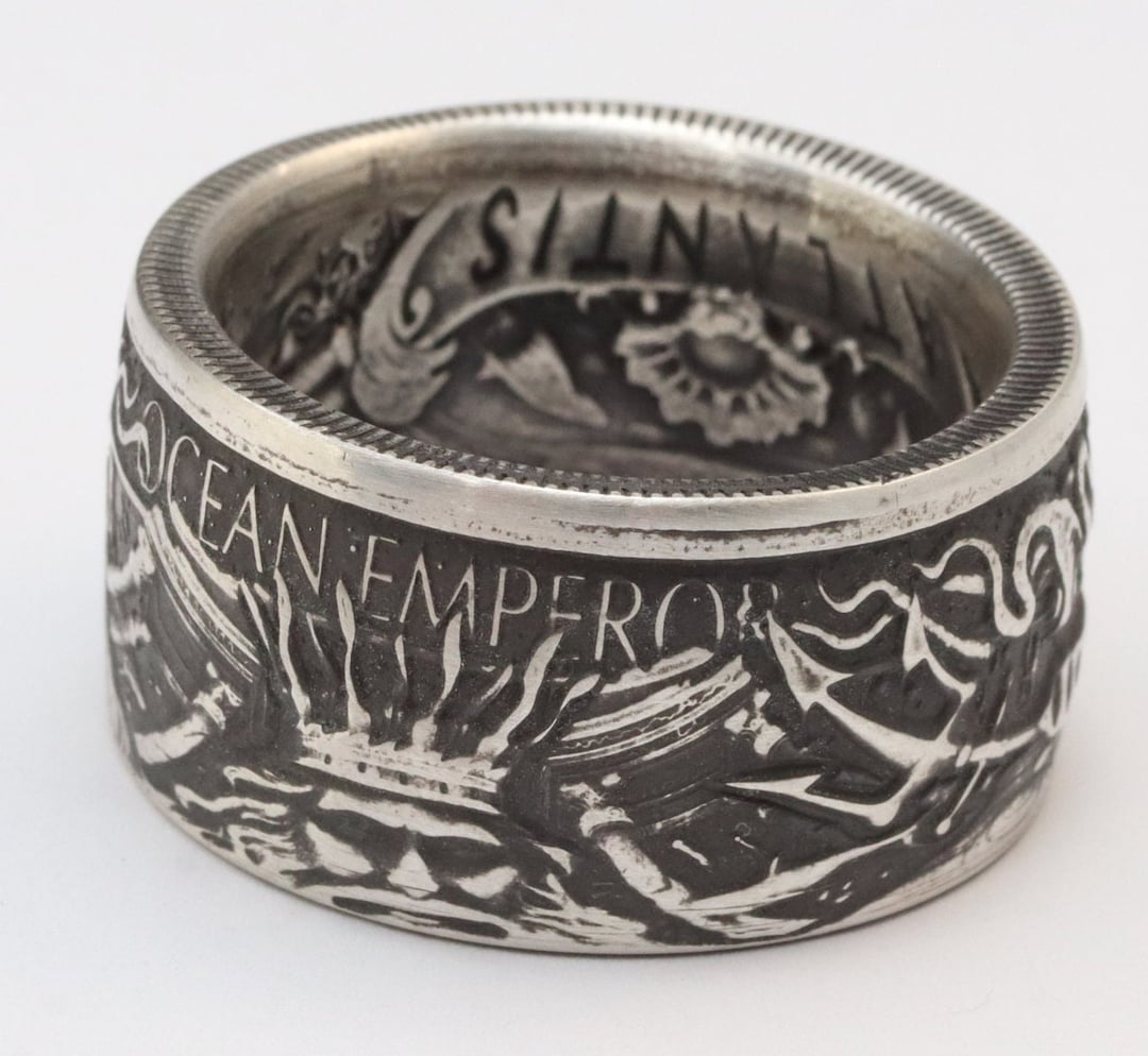 Atlantis Poseidon 1 Oz Silver Round Bullion - Mythical Cities Series ...