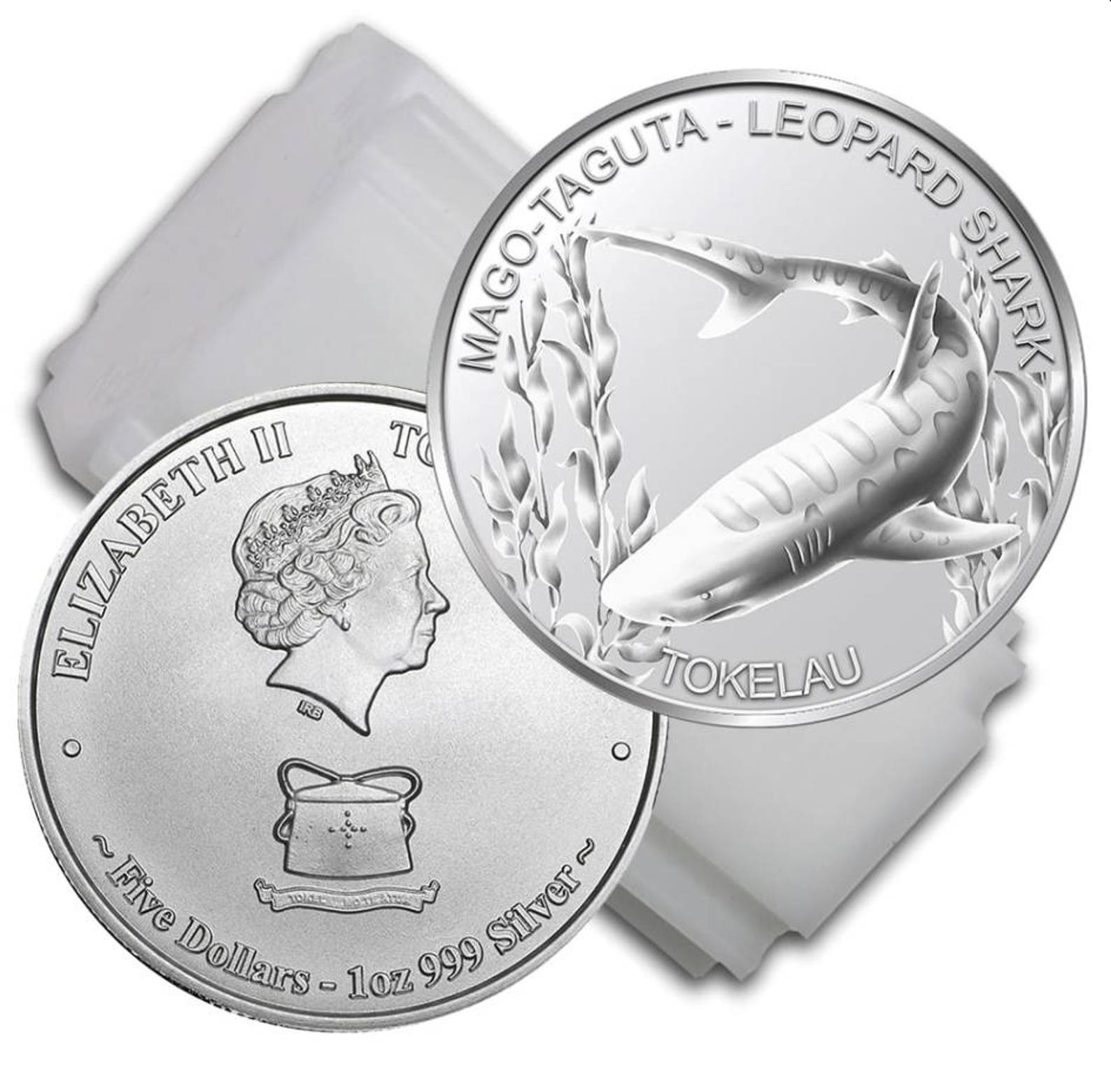 2018 Tokelau Leopard Shark Coin Ring 1 Oz. .999 Pure Fine | Etsy