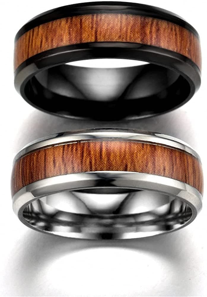 Dark Wood Grain Ring