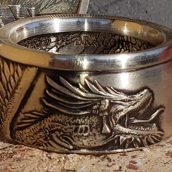 Aztec Ring Men - Etsy
