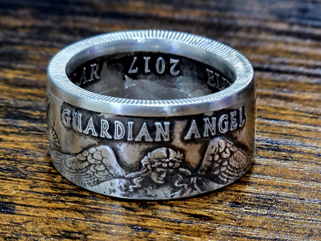 Niue 2017 Guardian Angel One Dollar .999 Silver Coin - Coin Ring US ...
