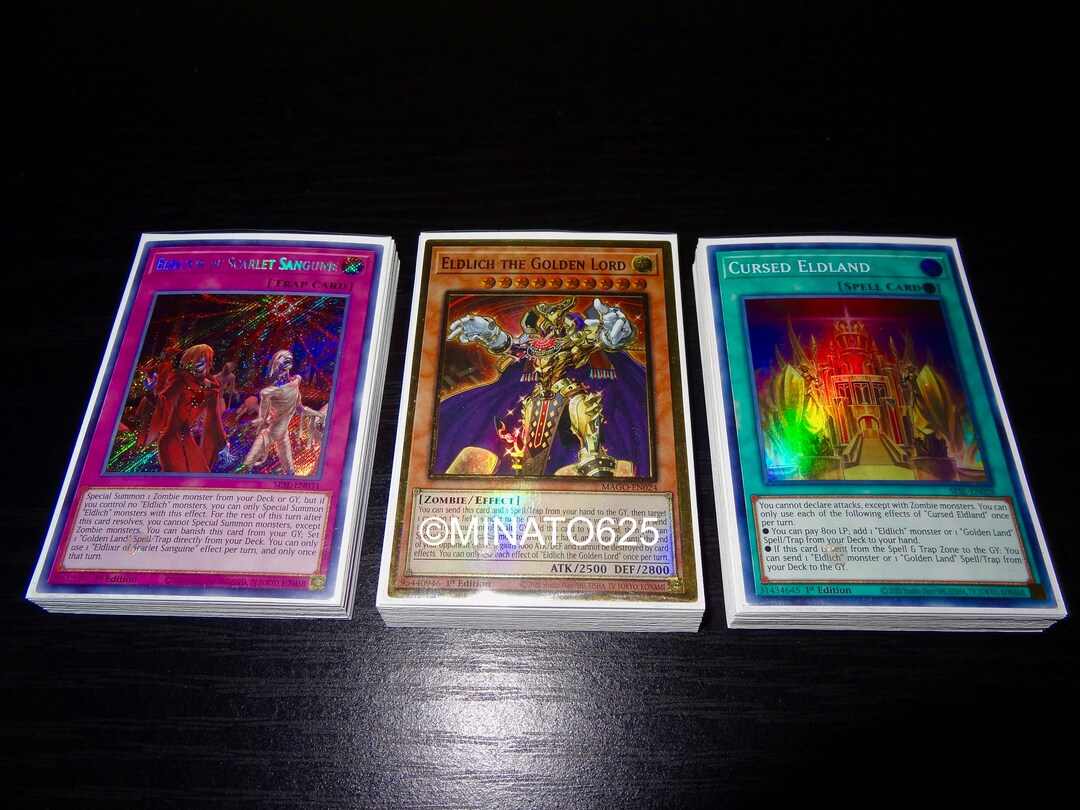 Yugioh Custom Designed Eldlich Deck - Etsy