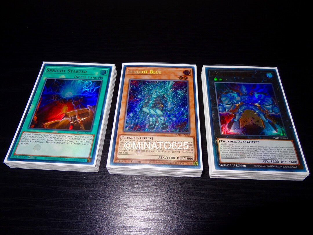 Yugioh Complete Spright Deck - Etsy