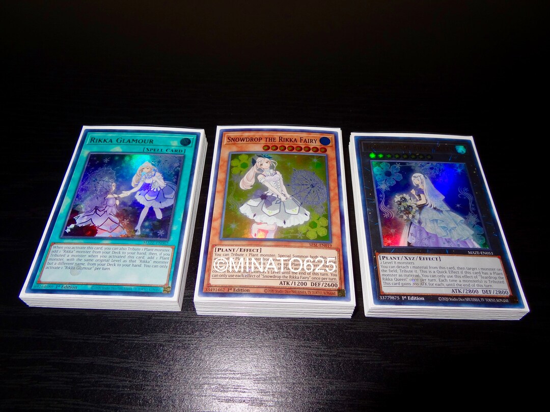 Yugioh Custom Designed Rikka Sunavalon Deck - Etsy