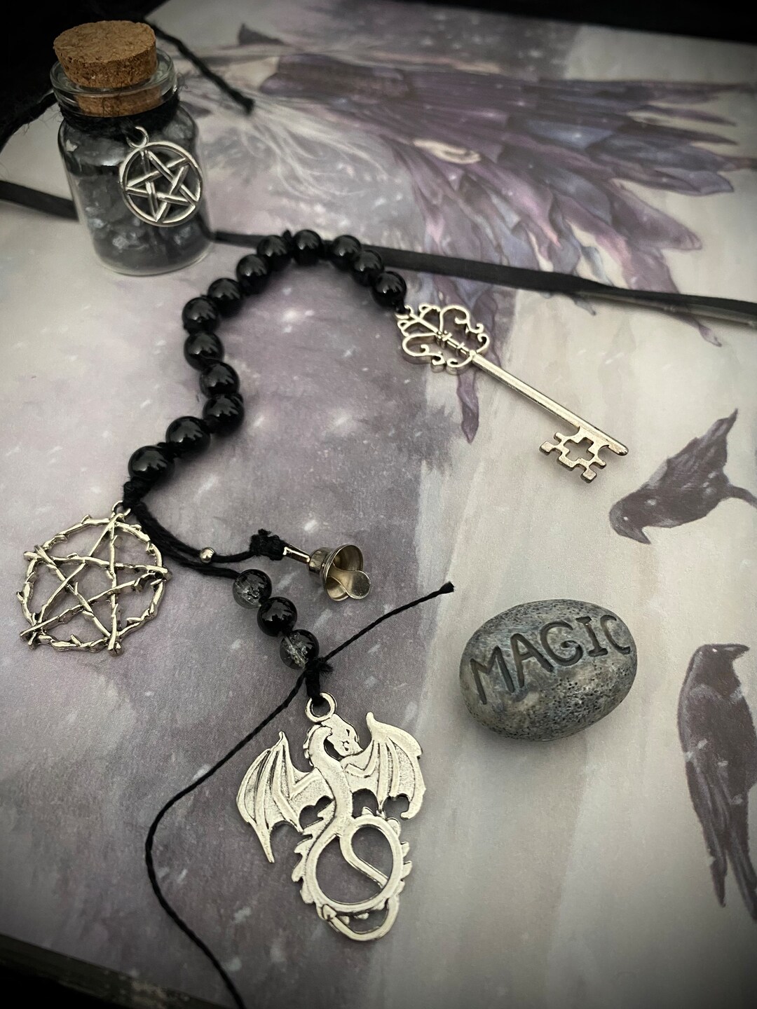 Witches Ladder * Witches Key * Dragon Charm * Protection * Spell Bottle ...