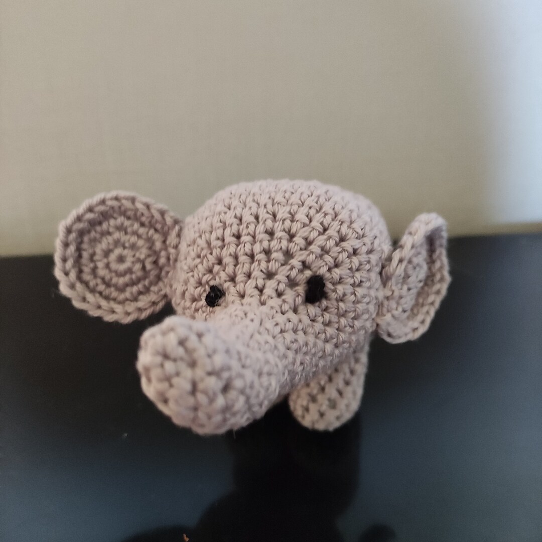 Mini Crochet Elephant - Etsy