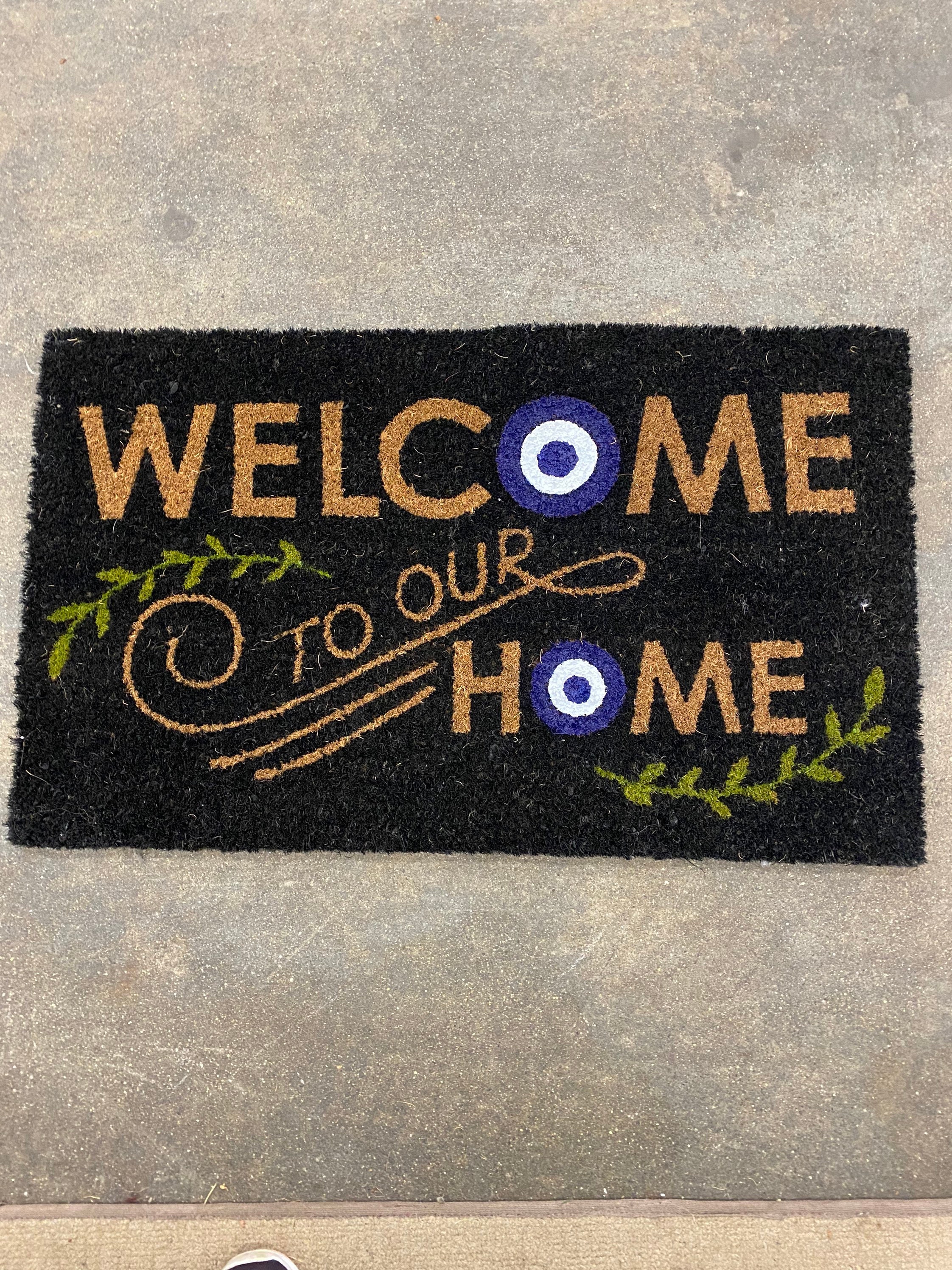 Evil Eye Door Mat - Etsy