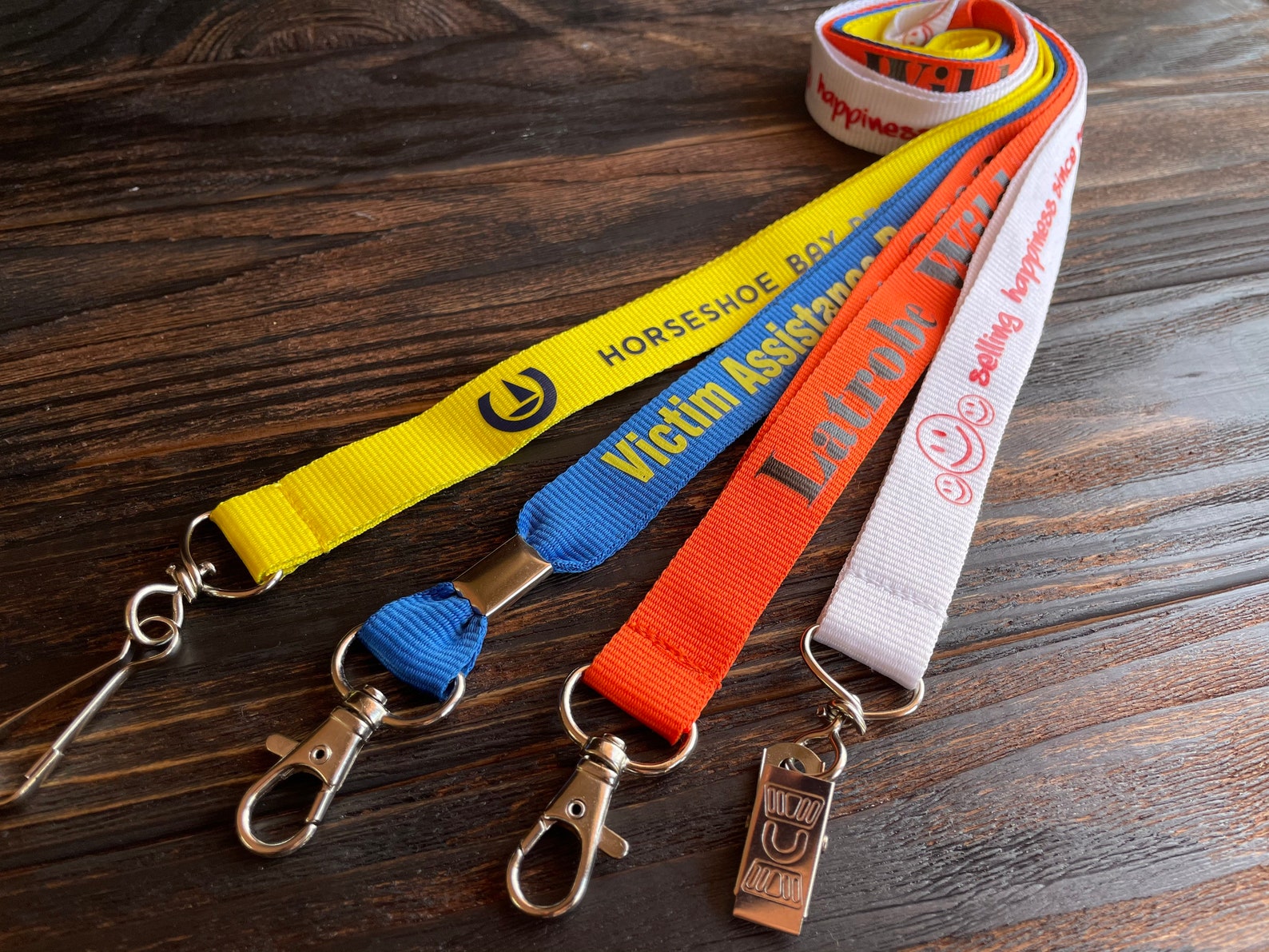 25 Personalized Lanyards 3/4 Polyester W/ Your Custom | Etsy