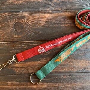 25 Personalized Lanyards 3/4 Polyester W/ Your Custom | Etsy