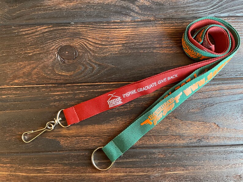 25 Personalized Lanyards 3/4 Polyester W/ Your Custom | Etsy