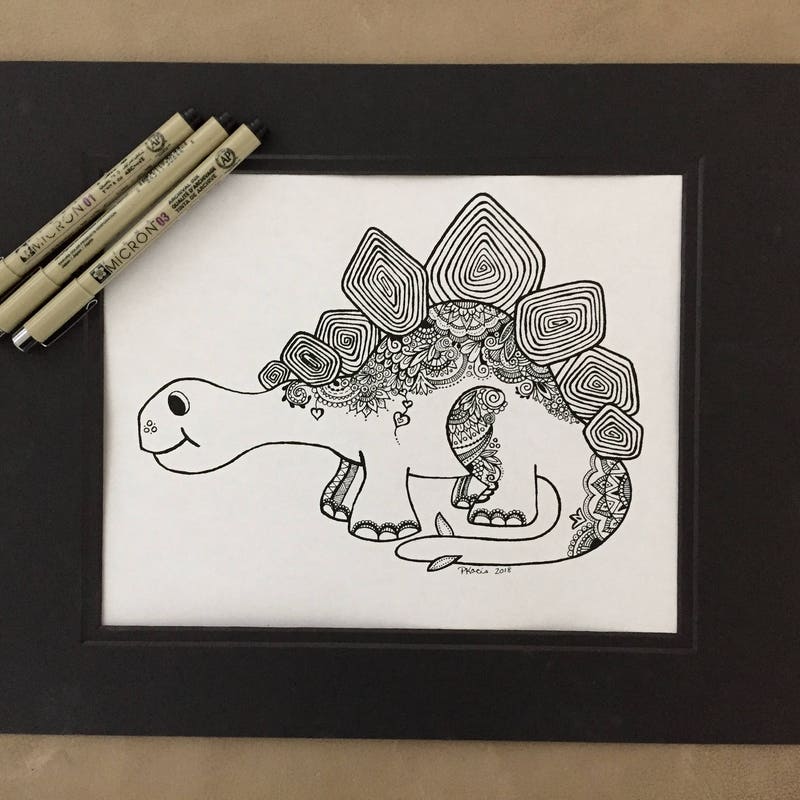 Zentangle Animal - Etsy