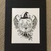 Harry Potter, Hogwarts, Zentangle, Art, Drawings, Pen and Ink, Black ...