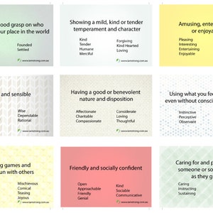 Strength Cards PDF Printable Cards 26 - 34 (of 50) - Etsy