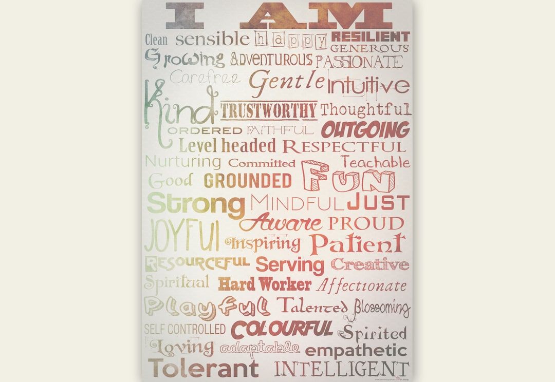 Poster A3 'I Am Strong' - PRINTABLE - DIGITAL DOWNLOAD - Etsy