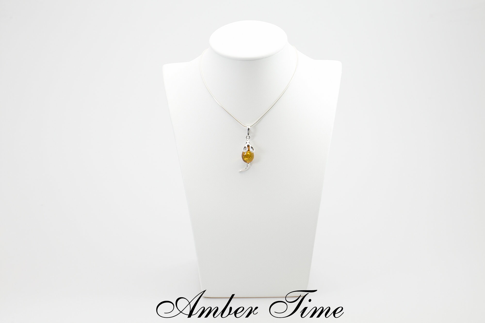 ZB0357 Mouse. Amber Mouse Pendant & Sterling Silver 925 - Etsy