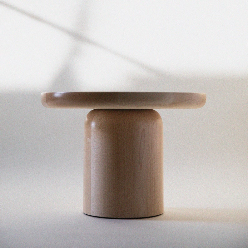 Modern Wood Cake Stand Food Riser | Etsy
