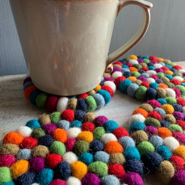 Felt Coasters - Etsy
