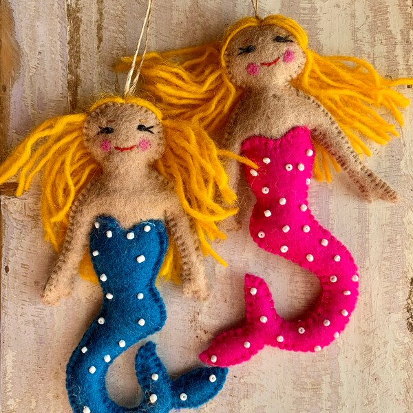 Felt Mermaid - Etsy