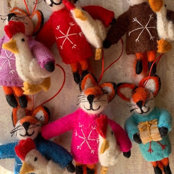 Felt Fox - Etsy