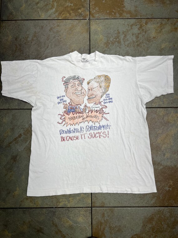 Vintage Bill Clinton & Al Gore Beavis and Butthead T-… - Gem