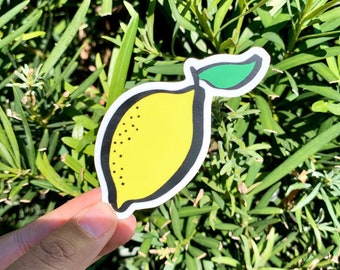 3 Lemon Sticker Watercolor Summer Slice Phone Tumbler Tablet Vinyl ...