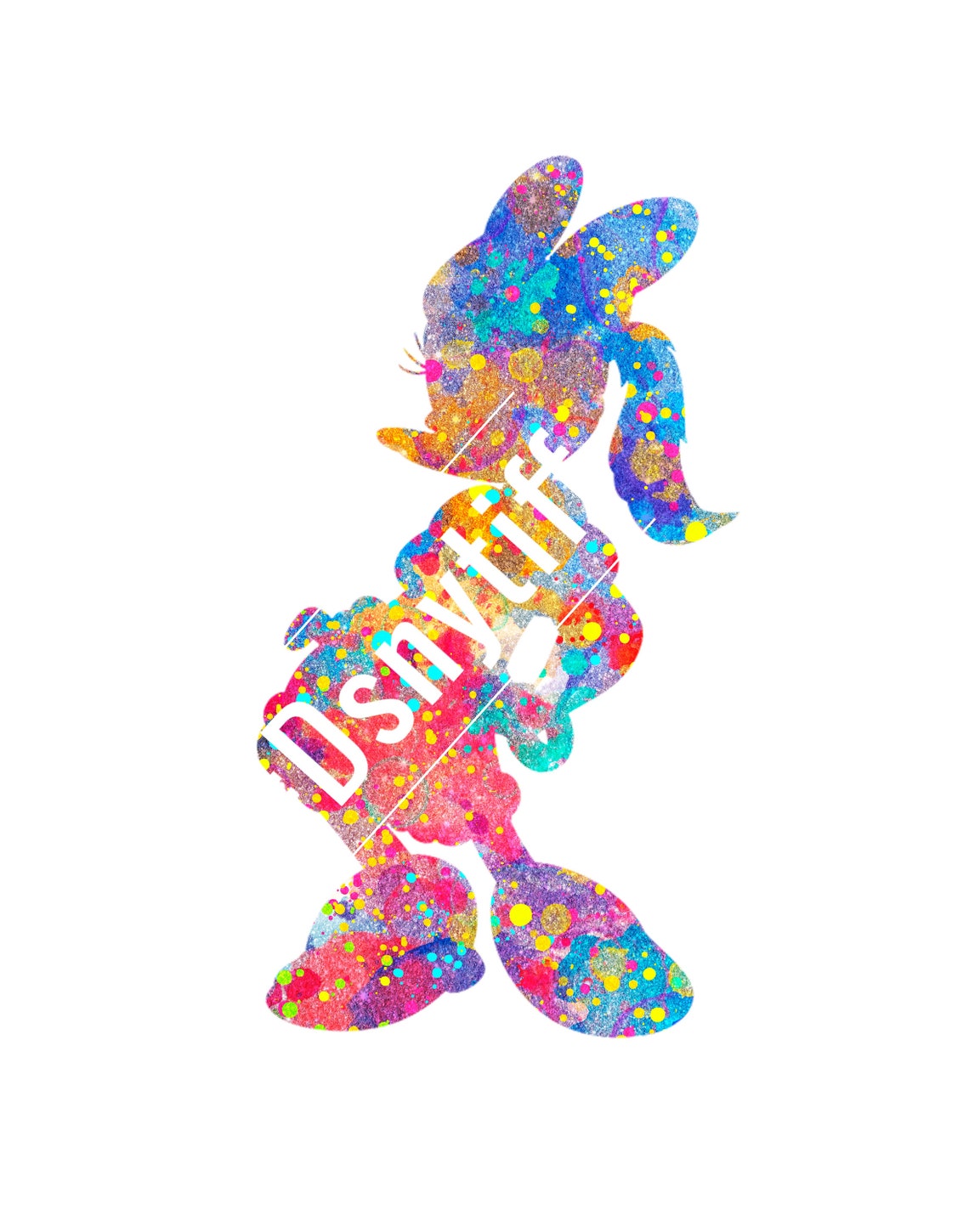 Daisy Duck Watercolor Digital Image - Etsy New Zealand