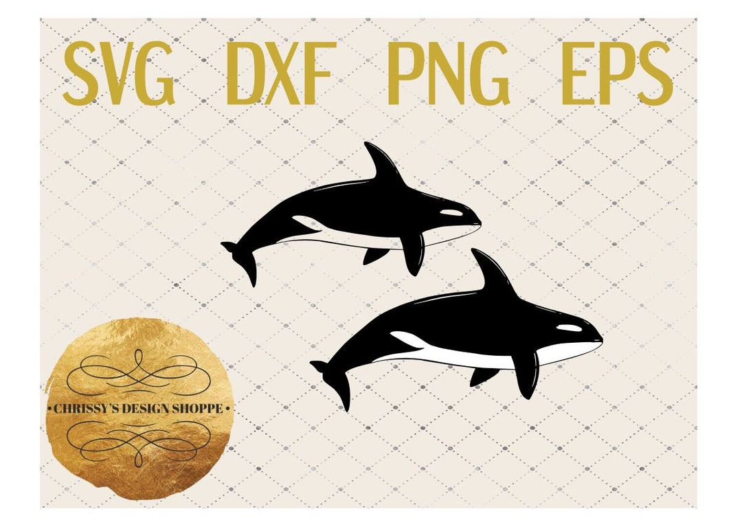 Orca SVG Cut File - Etsy