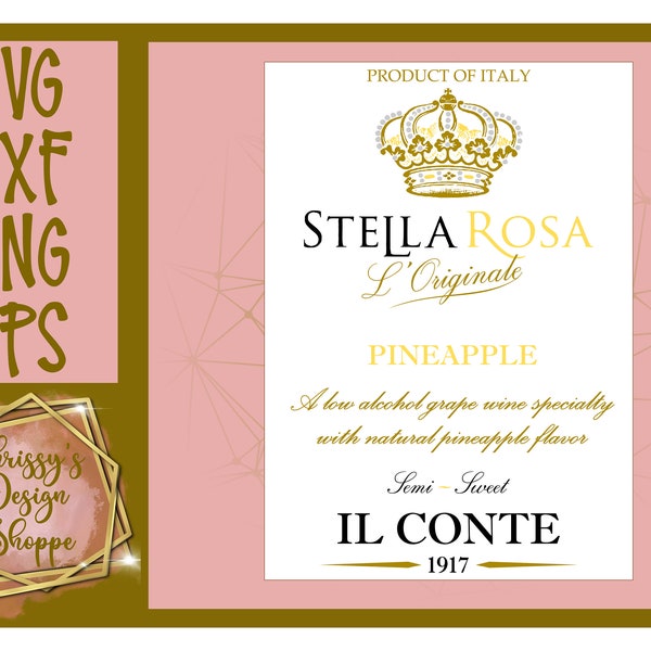 Stella Rosa Label - Etsy