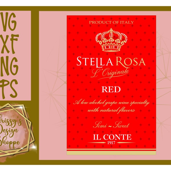 Stella Rosa Label - Etsy