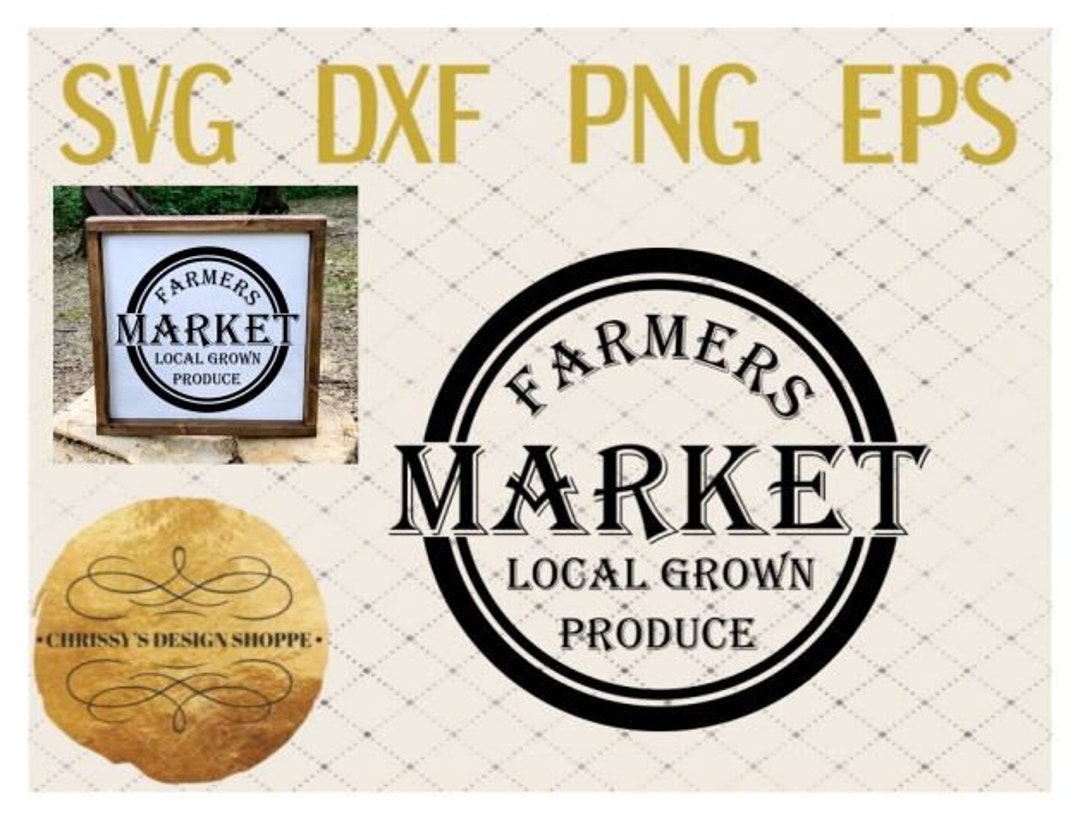 Farmers Market SVG - Etsy