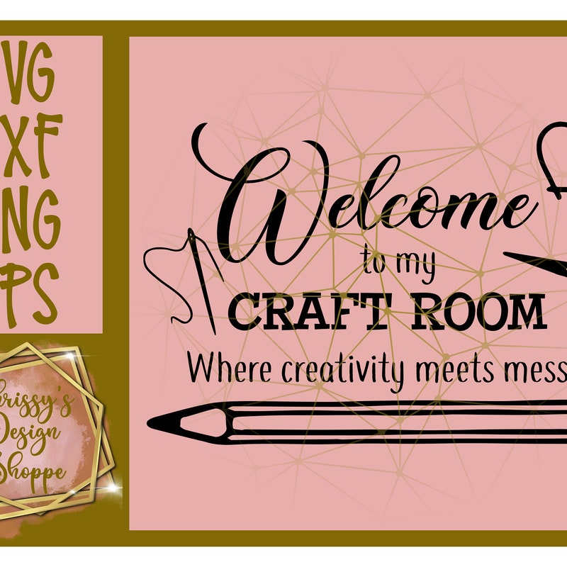 Craft Room Svg - Etsy