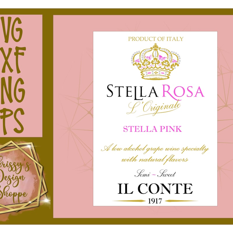 Stella Rosa Label - Etsy