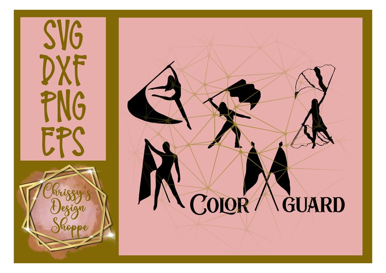 Color Guard SVG Bundle - Etsy