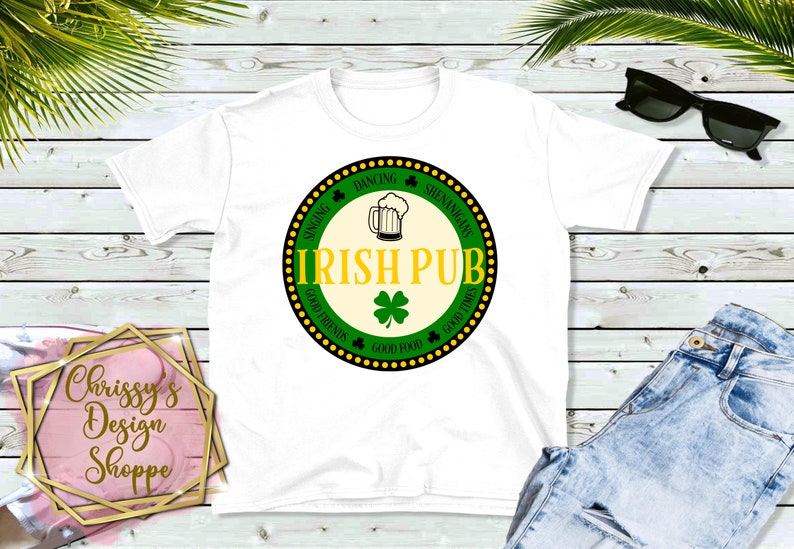 Irish Pub SVG DXF Cut File - Etsy