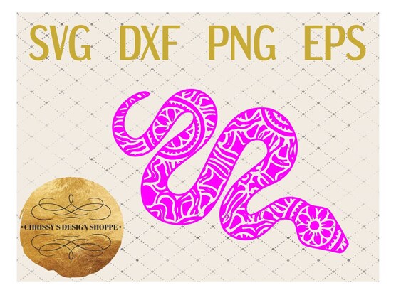 Zentangle Snake | Etsy