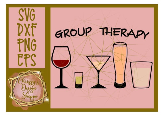 Group Therapy SVG DXF Cut File - Etsy UK