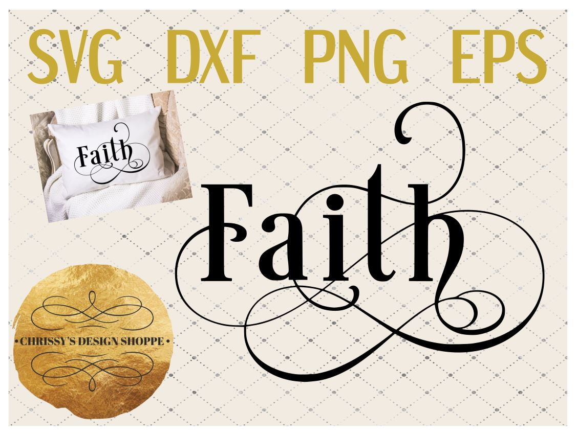 Faith SVG - Etsy