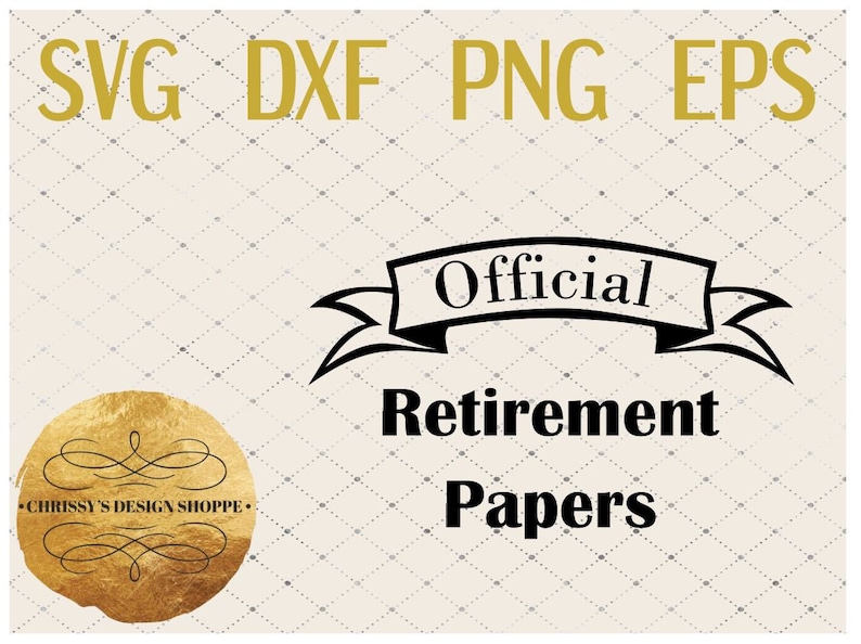 Official Retirement Papers Toilet Paper Design SVG | Etsy