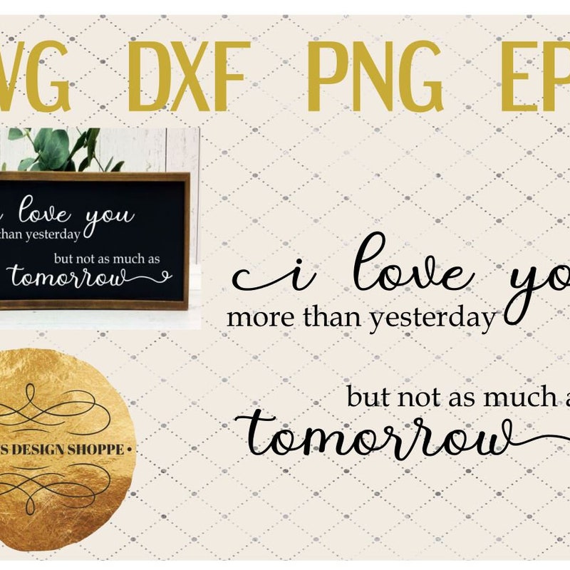 Loved You Yesterday Svg - Etsy