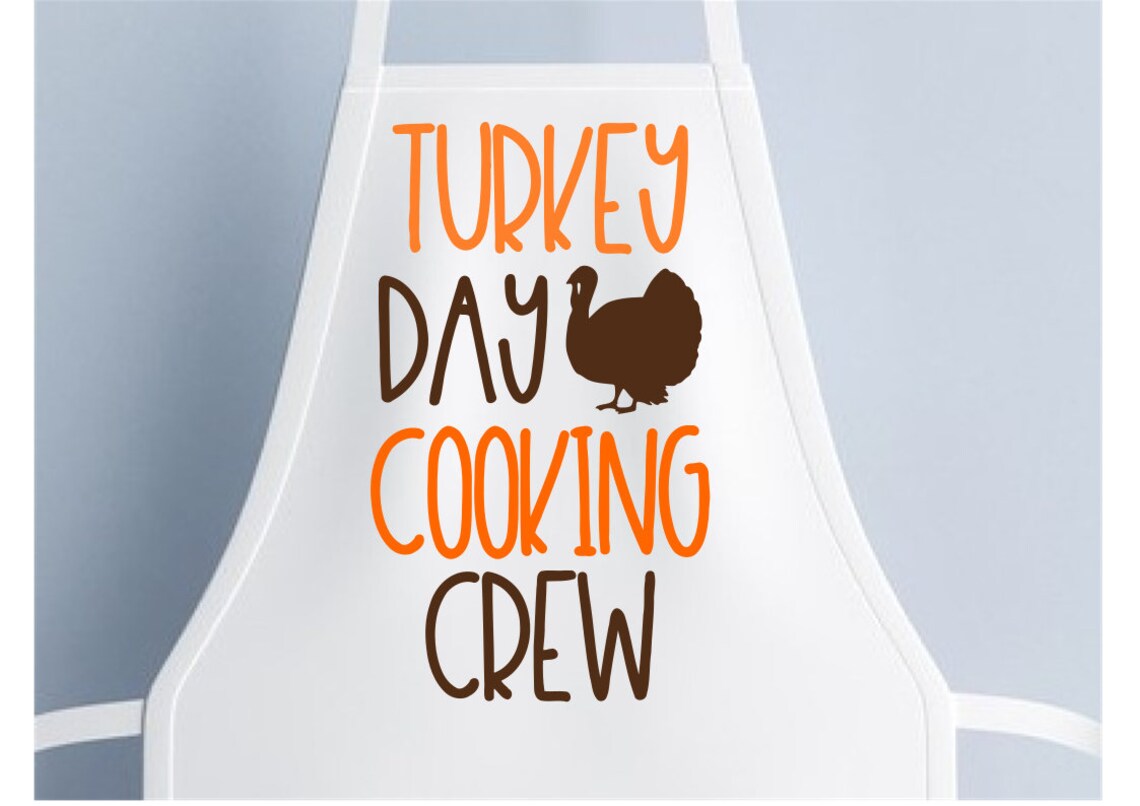 Turkey Day Cooking Crew Cut File SVG DXF - Etsy