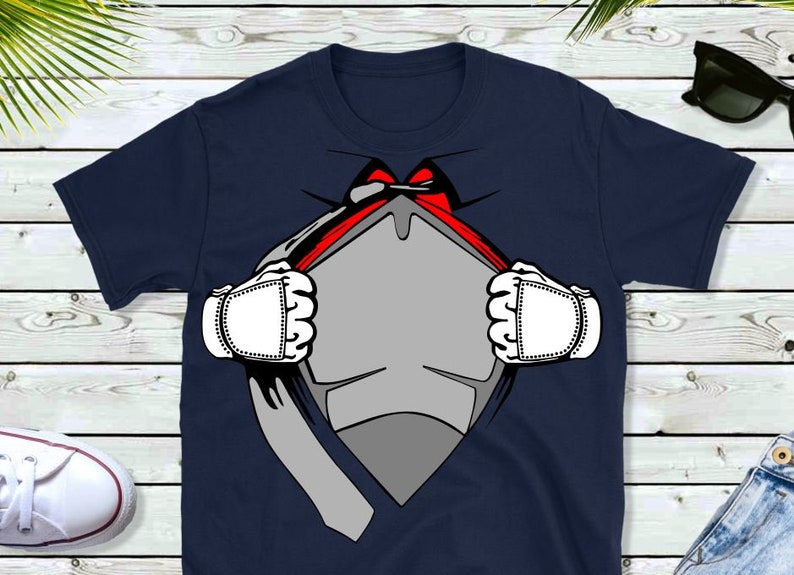 Rip Away Super Hero Themed Shirt. Just Add Superhero Logo | Etsy