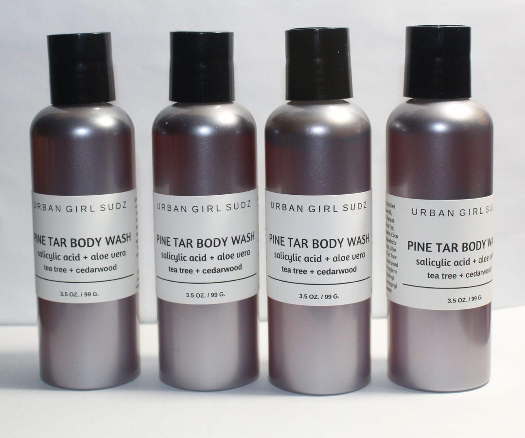 Artisan Pine Tar Body Wash With Salicylic Acid, Aloe Vera, + Soap Bar ...